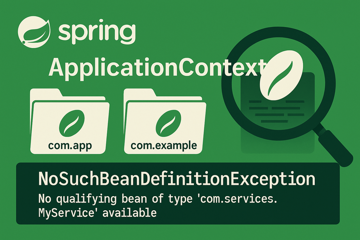 NoSuchBeanDefinitionException: The Most Common Spring Bean Error