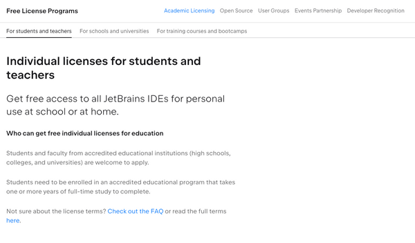 Grab Your Free IntelliJ Idea/JetBrains License 🤩